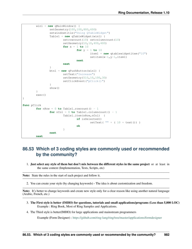 The Ring programming language version 1.10 book - Part 102 of 212 | PDF