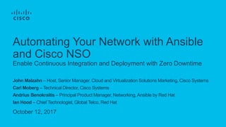 automation via ansible ffjeefjewfhewjkfhrfjrefhekjrhfernn | PPT