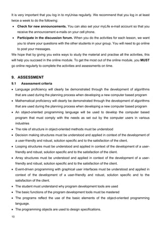 Introduction to Interactive Programming ICT1512 | PDF