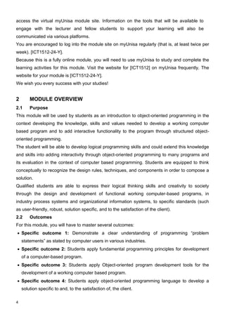 Introduction to Interactive Programming ICT1512 | PDF