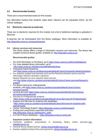 Introduction to Databases ICT1521 Tutorial Letter | PDF