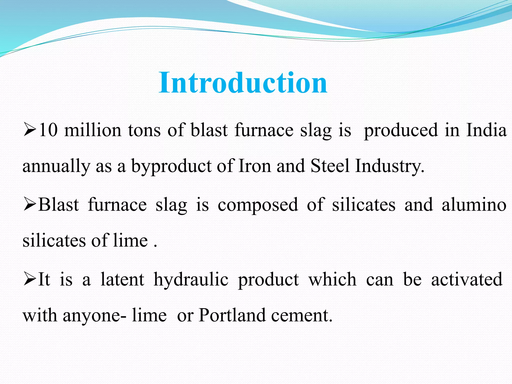 use of blast furnace slag in road construction.ppt