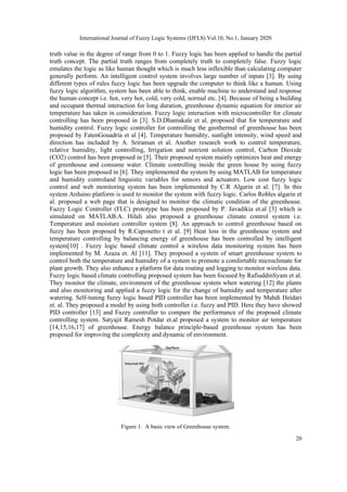 A Simulation Based Study of A Greenhouse System with Intelligent Fuzzy Logic | PDF