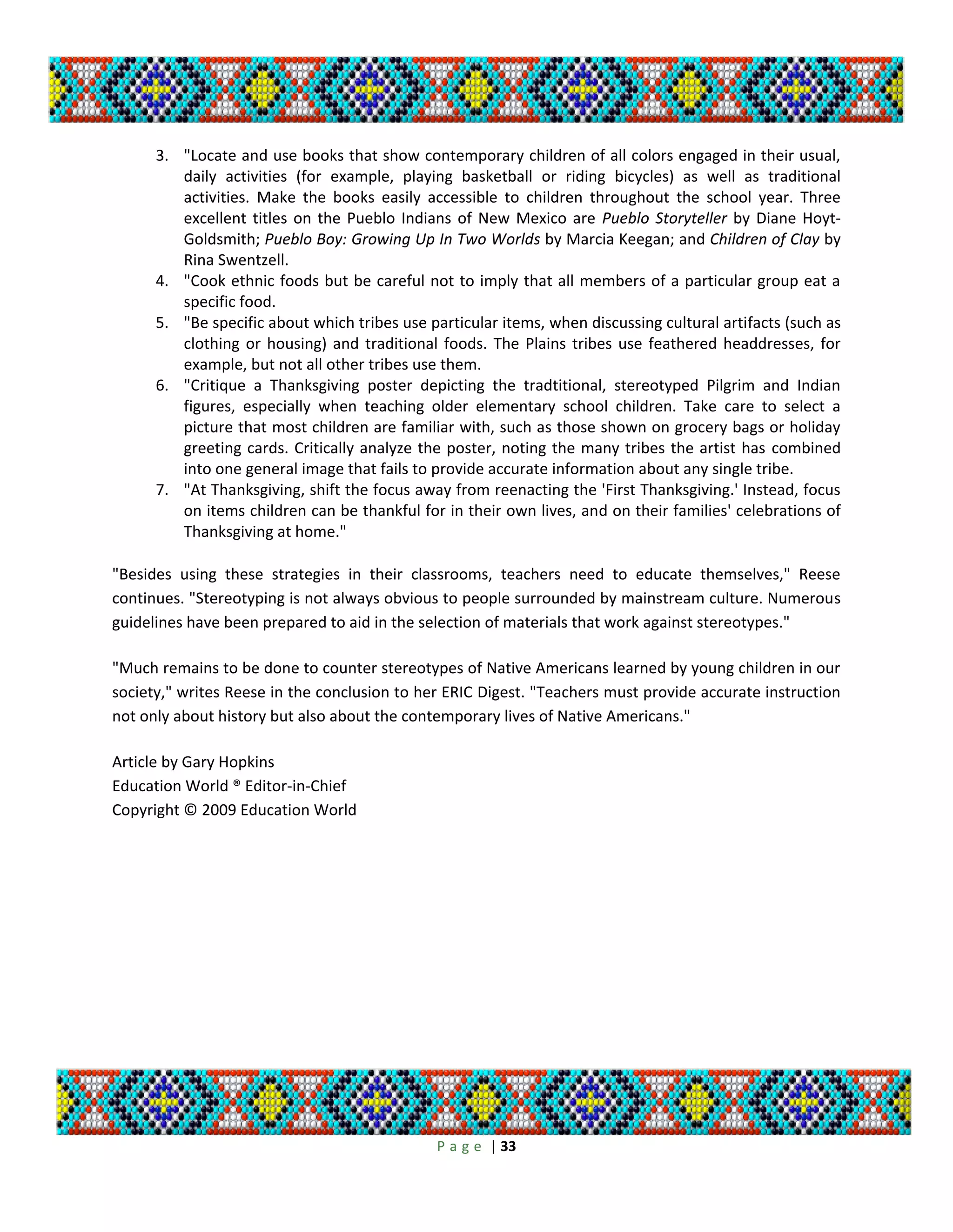 Native American History Month 2011 | PDF