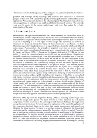 FUTURISTIC TECHNOLOGY IN ARCHITECTURE & PLANNING - AUGMENTED AND ...