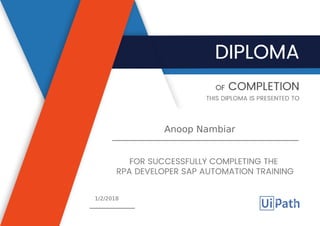 10 12 33766_1514884108_rpa developer - sap automation training | PDF