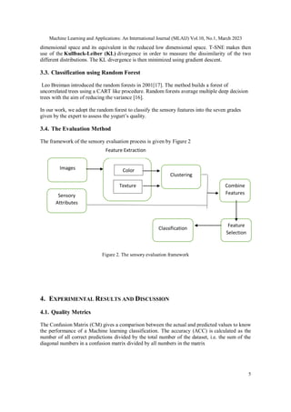 A MACHINE LEARNING METHOD FOR PREDICTION OF YOGURT QUALITY AND ...