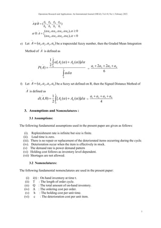 Fuzzy Inventory Model of Deteriorating Items under Power Dependent Demand and Inventory Level ...