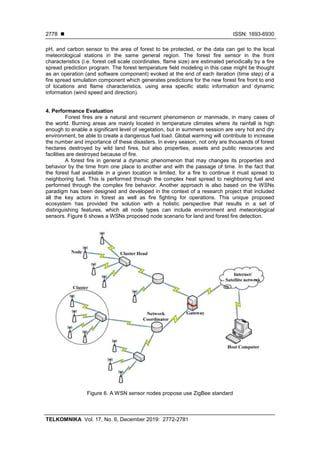 Modelling of wireless sensor networks for detection land and forest fire hotspot | PDF