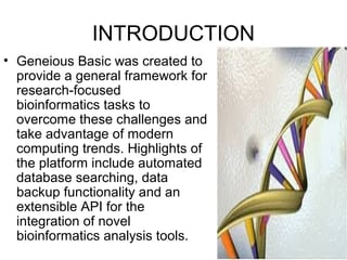 Geneious | PPT