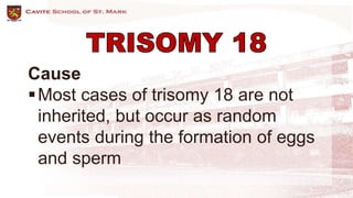 Genetic Disorders due to Error in Meiosis | PPTX