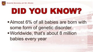 Genetic Disorders due to Error in Meiosis | PPTX