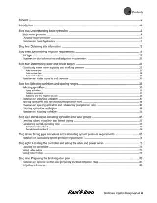 Irrigation Design Manual | PDF