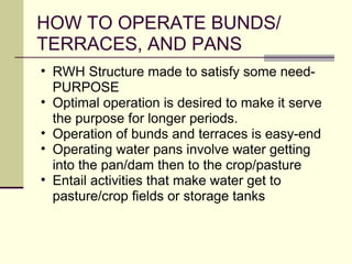Operation and Maintenance of RWH Structures | PPT