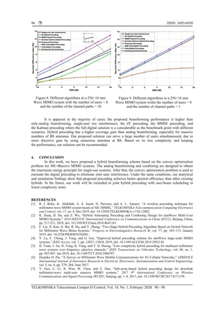 Integrating millimeter wave with hybrid precoding multiuser massive MIMO for 5G communication | PDF