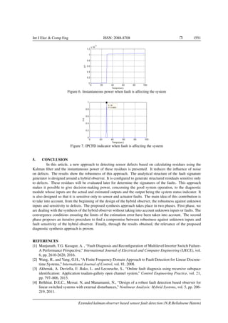 Extended Kalman observer based sensor fault detection | PDF | Chemistry | Science