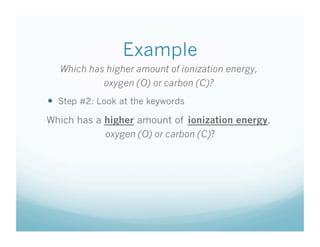 10/13 Review: What is electronegativity and ionization energy? | PDF