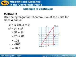 1013 midpointdistnaceandpythag | PPTX