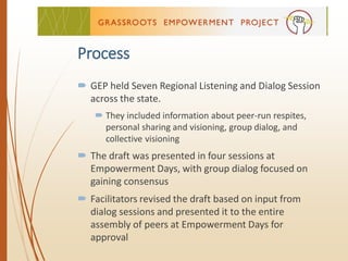 1013 prr gep_presentation | PDF | Mental Health | Diseases and Conditions