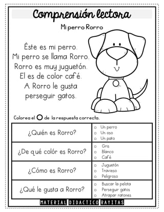 1014. Lecturas comprensión animalitos 1.pdf