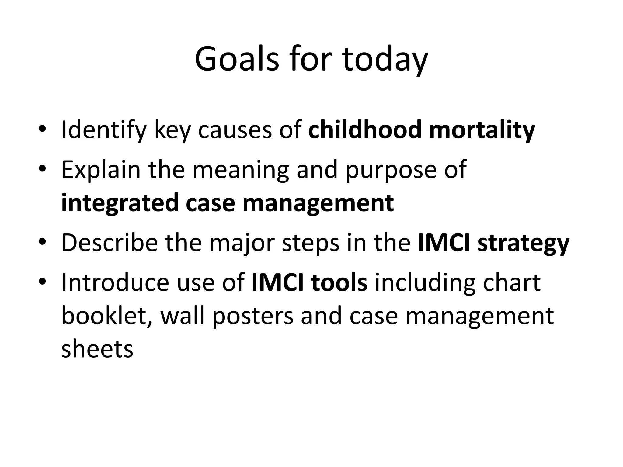 101415_WHO_Integrated_Management_of_Childhood_Illness.pdf | Infectious Diseases | Diseases and ...