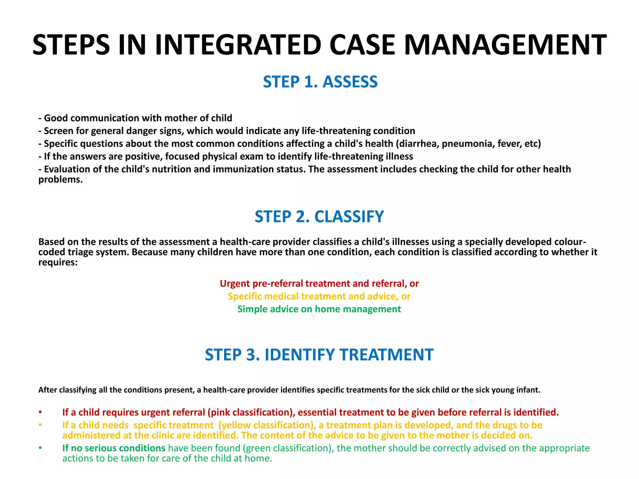 101415_WHO_Integrated_Management_of_Childhood_Illness.pdf | Infectious Diseases | Diseases and ...