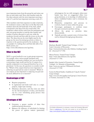 nominal group technique | PDF