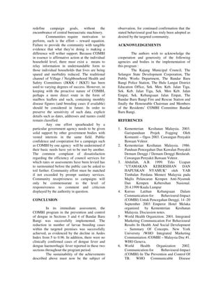 Communication for behavioral impact(COMBI) | PDF