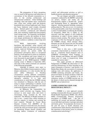 Communication for behavioral impact(COMBI) | PDF