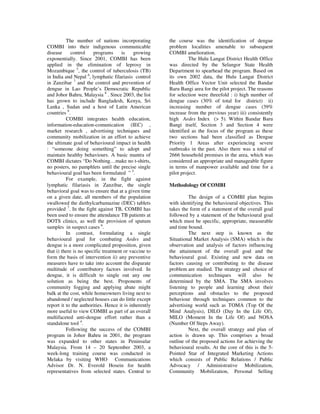 Communication for behavioral impact(COMBI) | PDF