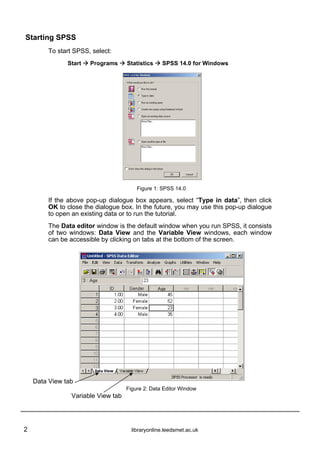 SPSS GUIDE | PDF