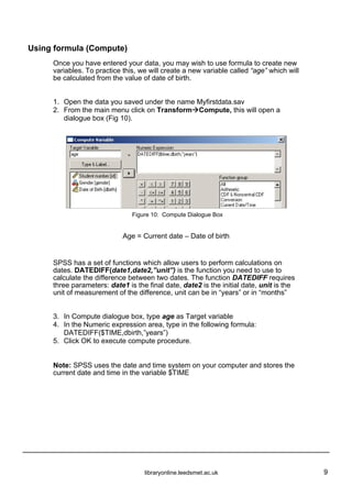 SPSS GUIDE | PDF