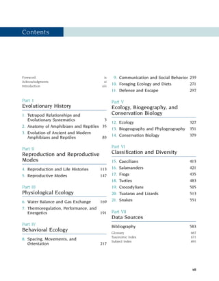 Herpetology Third Edition An Introductory Biology Of Amphibians And ...