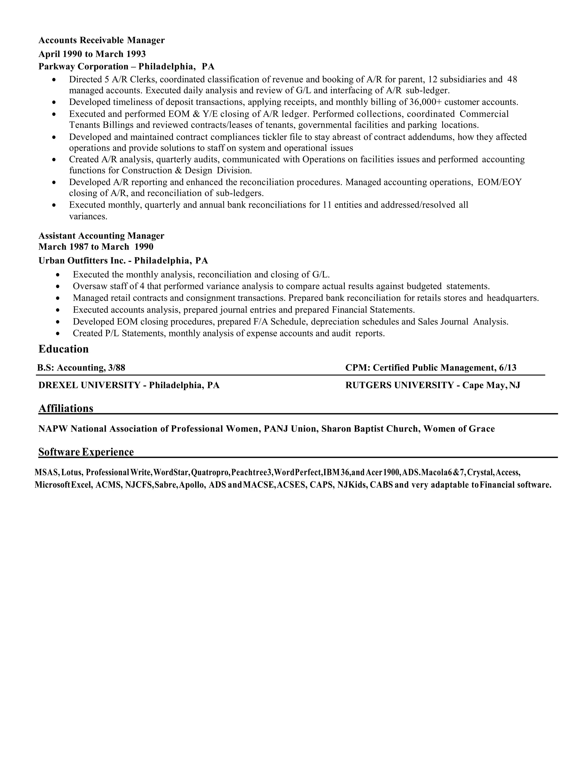 Flavia Stovall Resume | PDF | Business Accounting & Finance | Business
