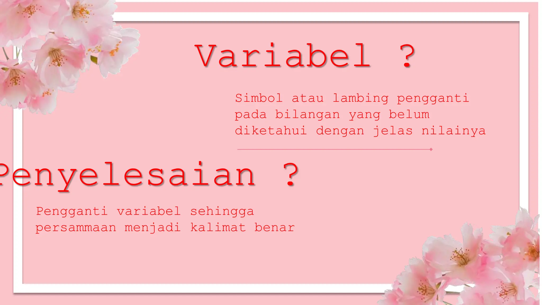 Aksi Nyata Persamaan Linear Satu Variabel.pptx