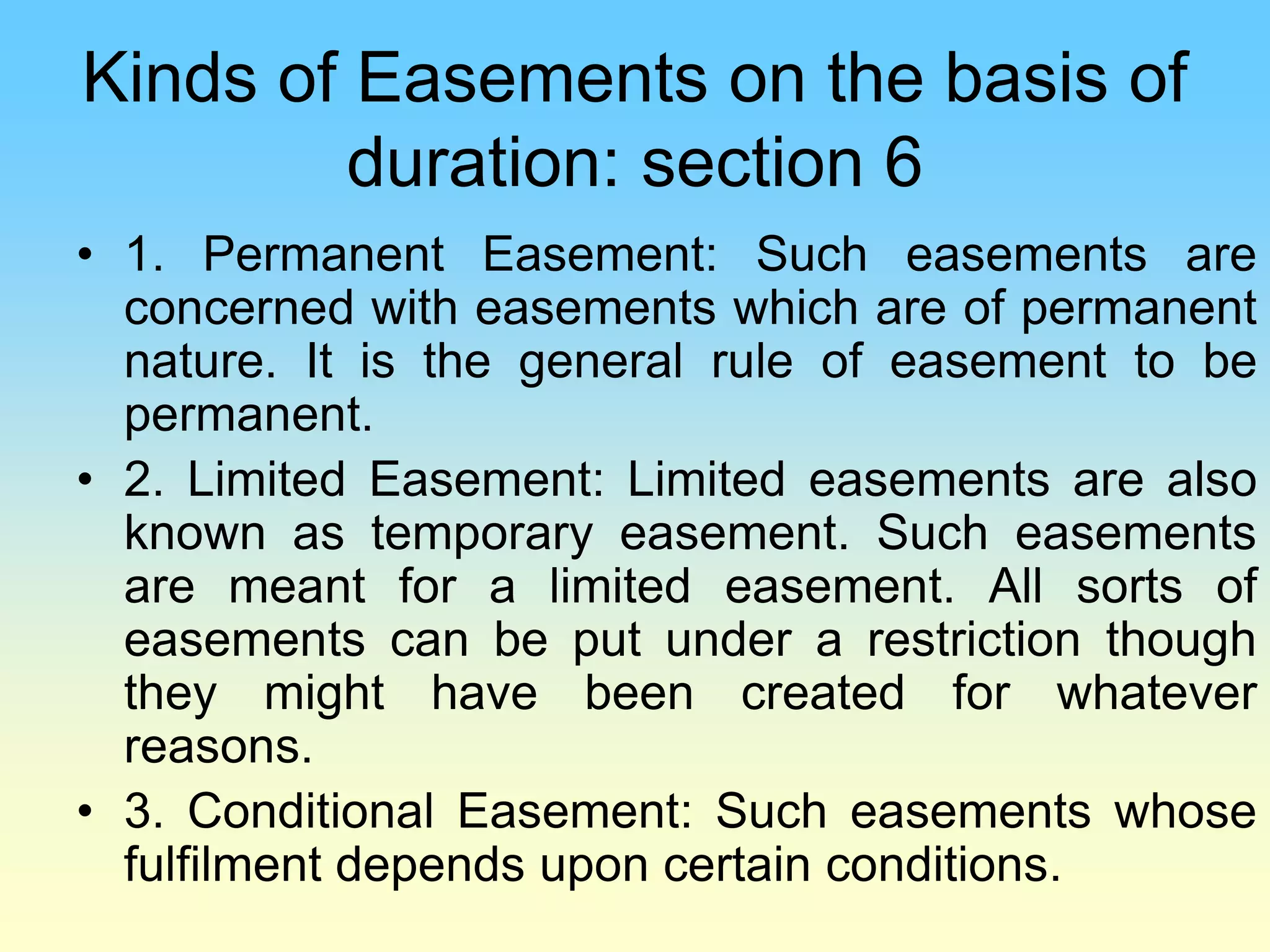 1015-Easement, nature and characteristics and extinction.ppt