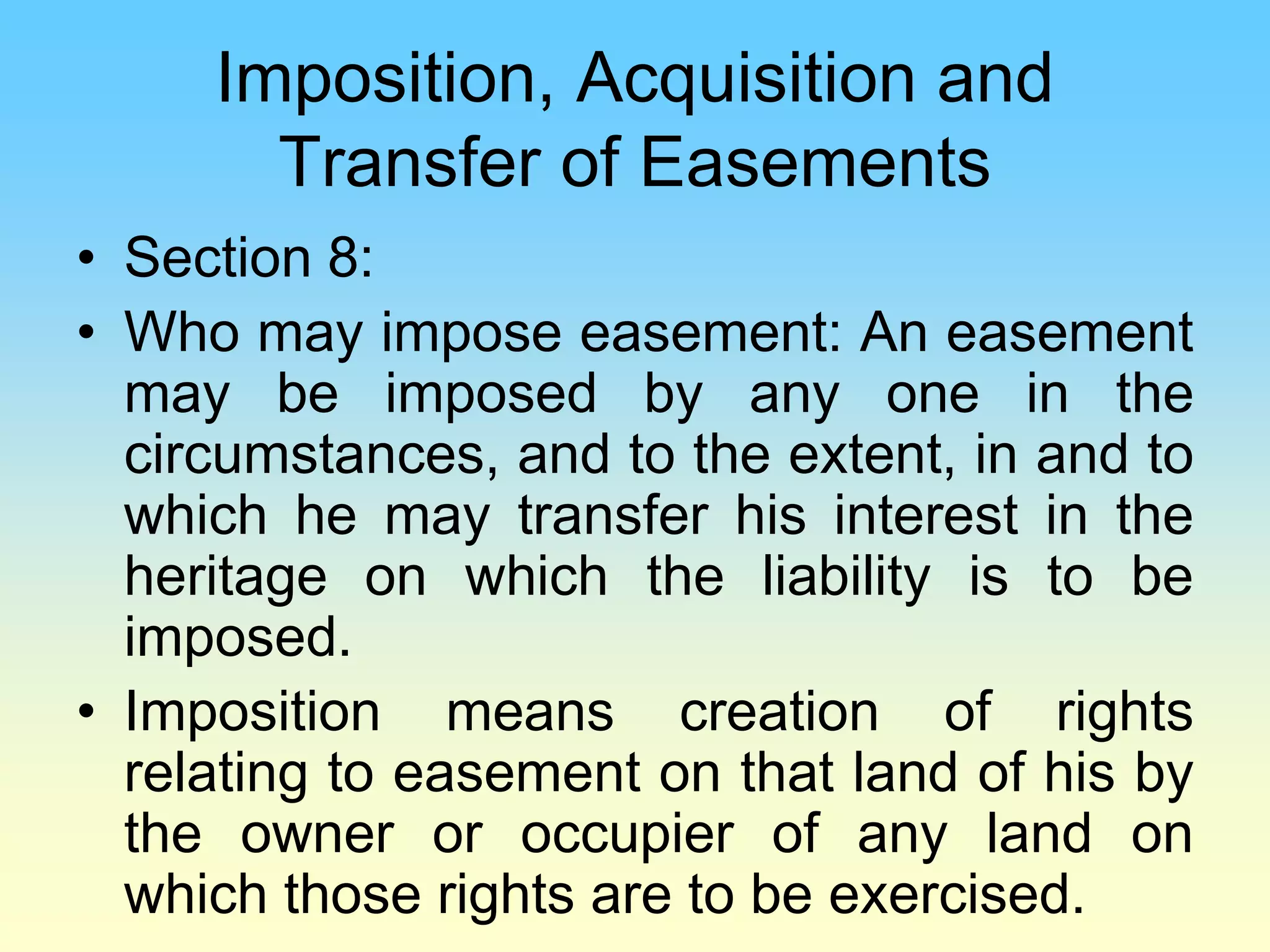 1015-Easement, nature and characteristics and extinction.ppt