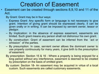 1015-Easement, nature and characteristics and extinction.ppt