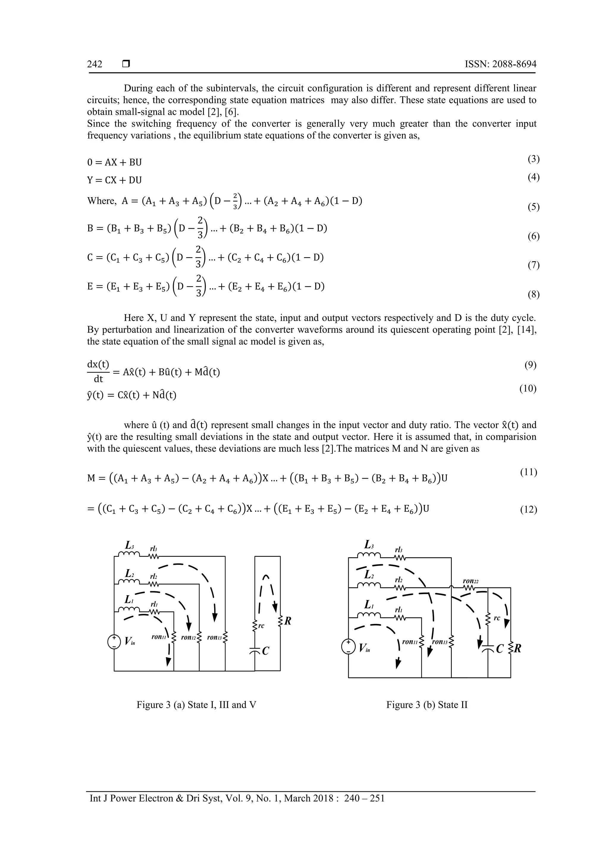 Small-Signal AC Model and Closed Loop Control of Interleaved Three-Phase Boost Converter | PDF ...
