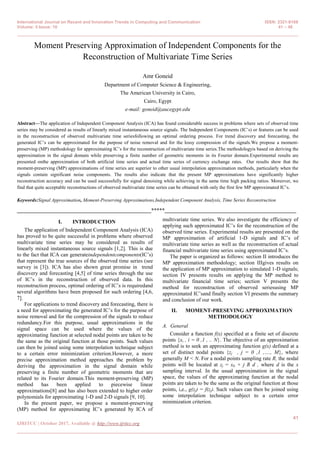 Moment Preserving Approximation of Independent Components for the Reconstruction of Multivariate ...