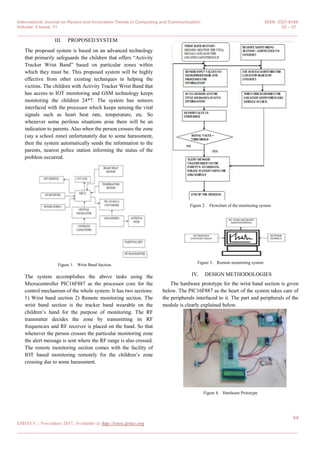 Activity Tracker Wrist Band for Children Monitoring using IOT | PDF