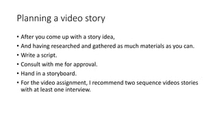 10 15 15 video planning | PPT