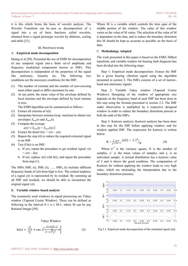 Empirical Mode Decomposition Based Signal Analysis of Gear Fault Diagnosis | PDF