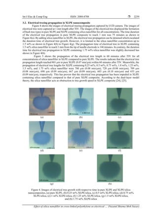 Effect of silica nanofiller in cross-linked polyethylene as electrical ...