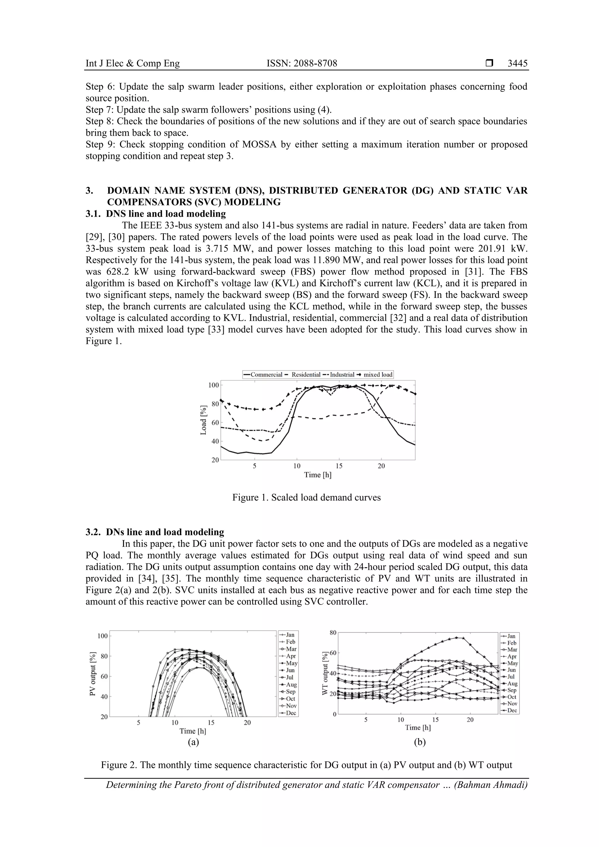 Determining the Pareto front of distributed generator and static VAR compensator units placement ...
