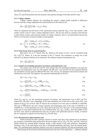 Determining the Pareto front of distributed generator and static VAR compensator units placement ...