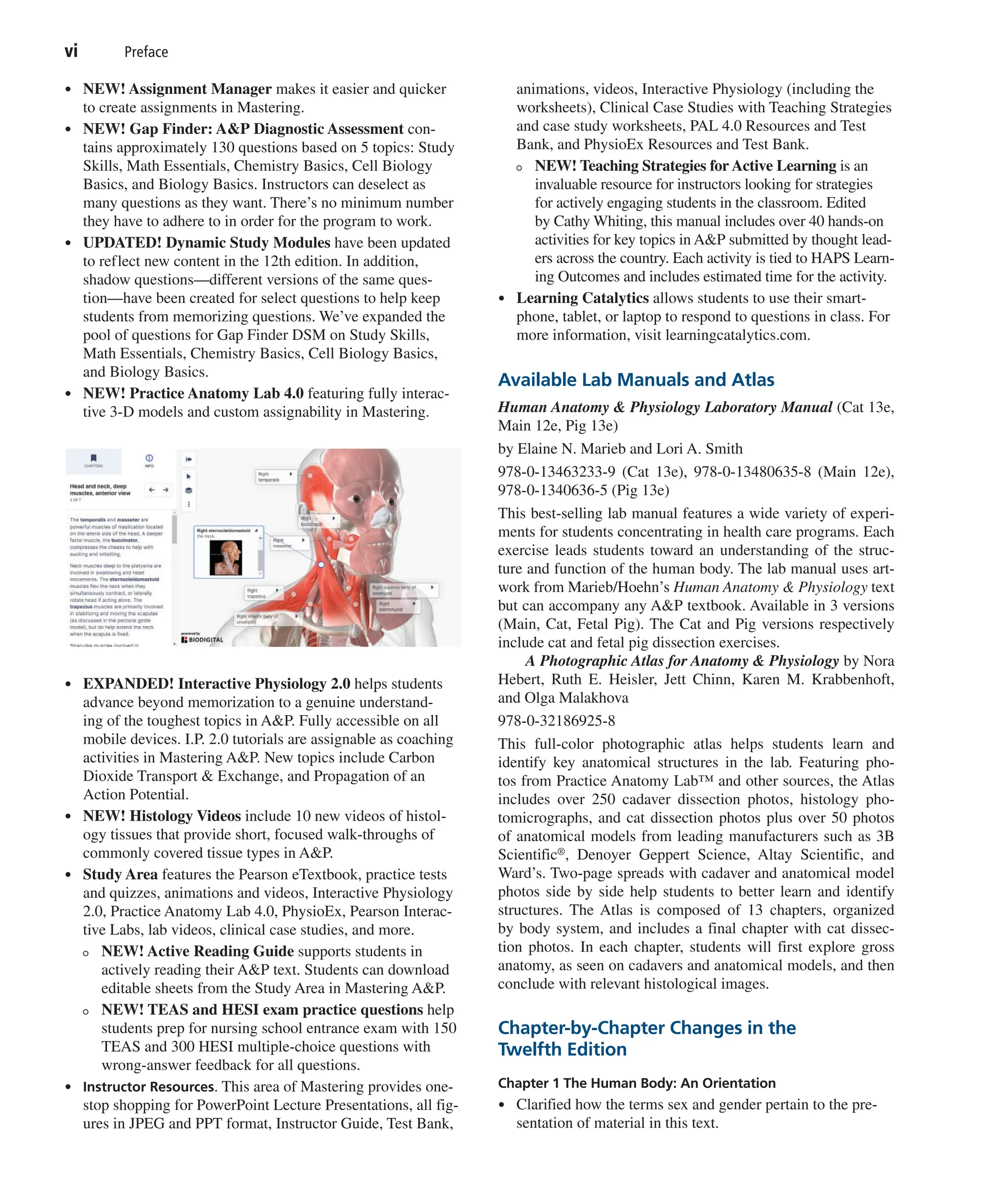 Marieb Human Anatomy & Physiology (12th edition) Katja Hoehn | PDF