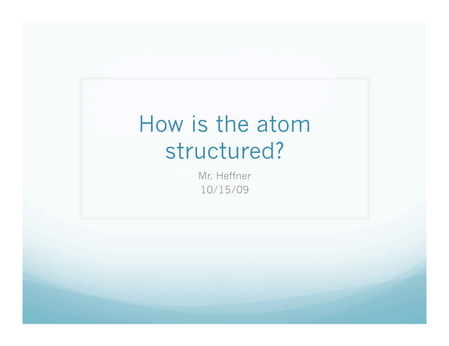 10 15 Review Atomic Structure Pdf