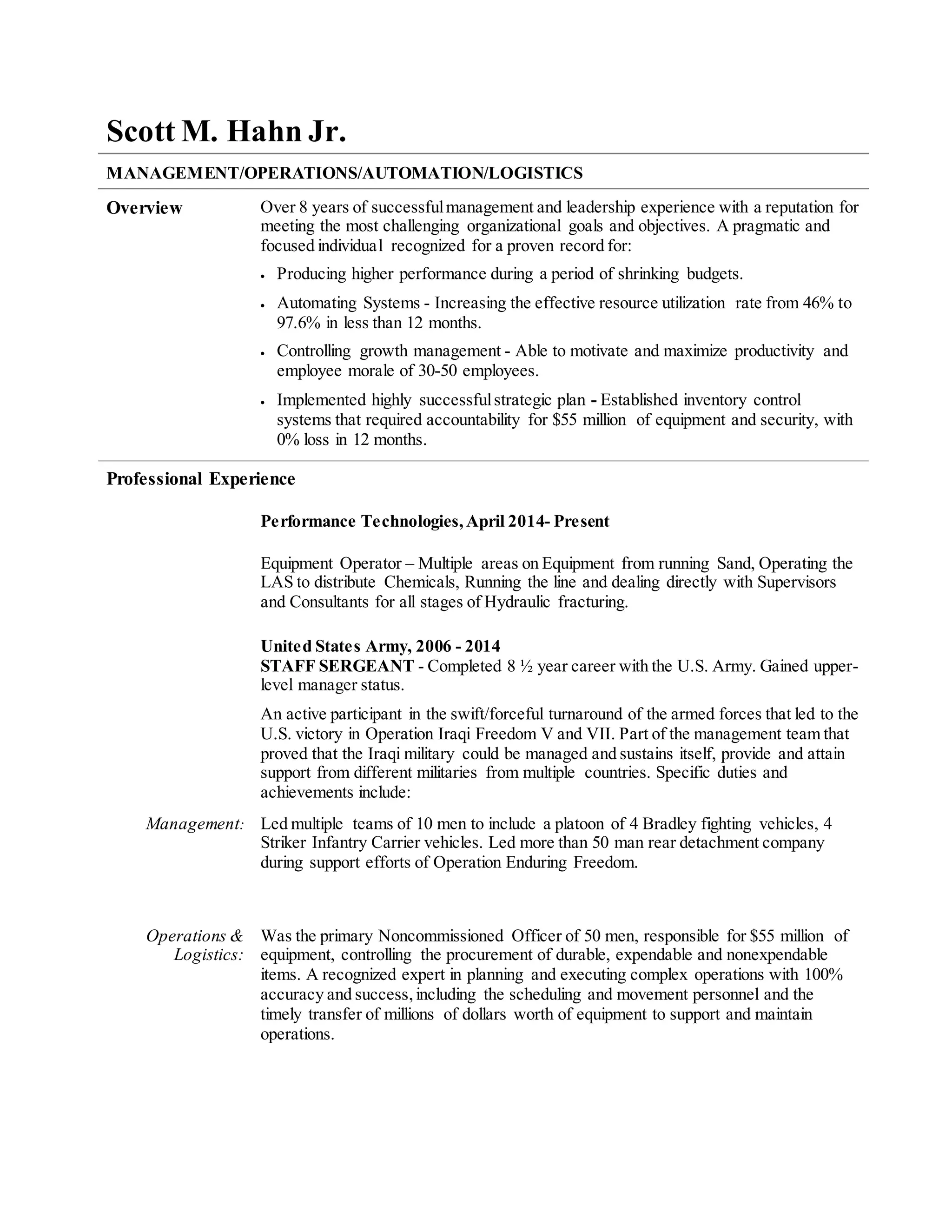 Scott Hahn Resume | DOCX