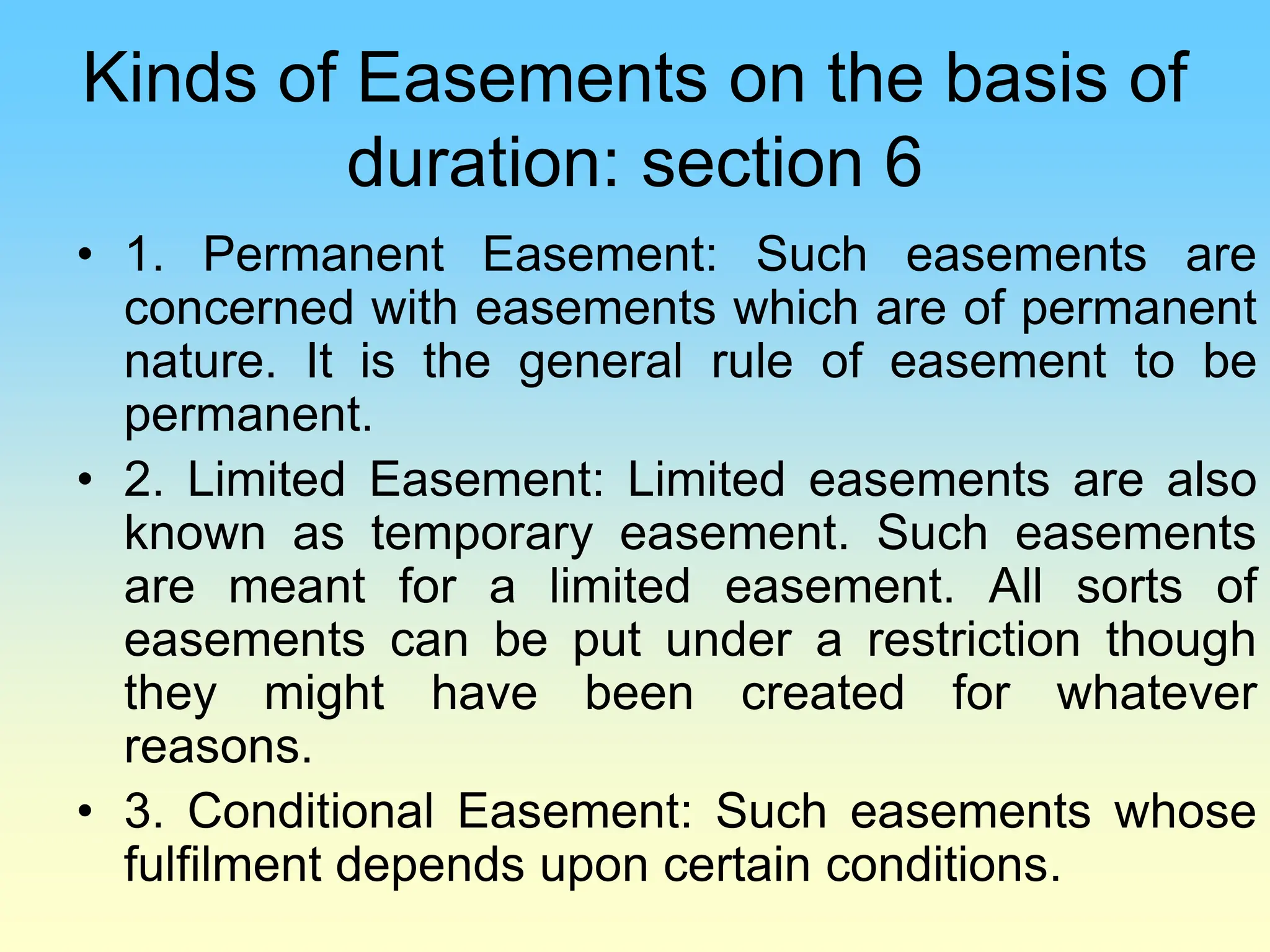 1015_Easement, nature and characteristics and extinction.ppt